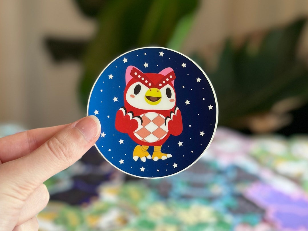Celeste Sticker, Celeste Animal Crossing, Blathers Sticker, Owl Sticker ...