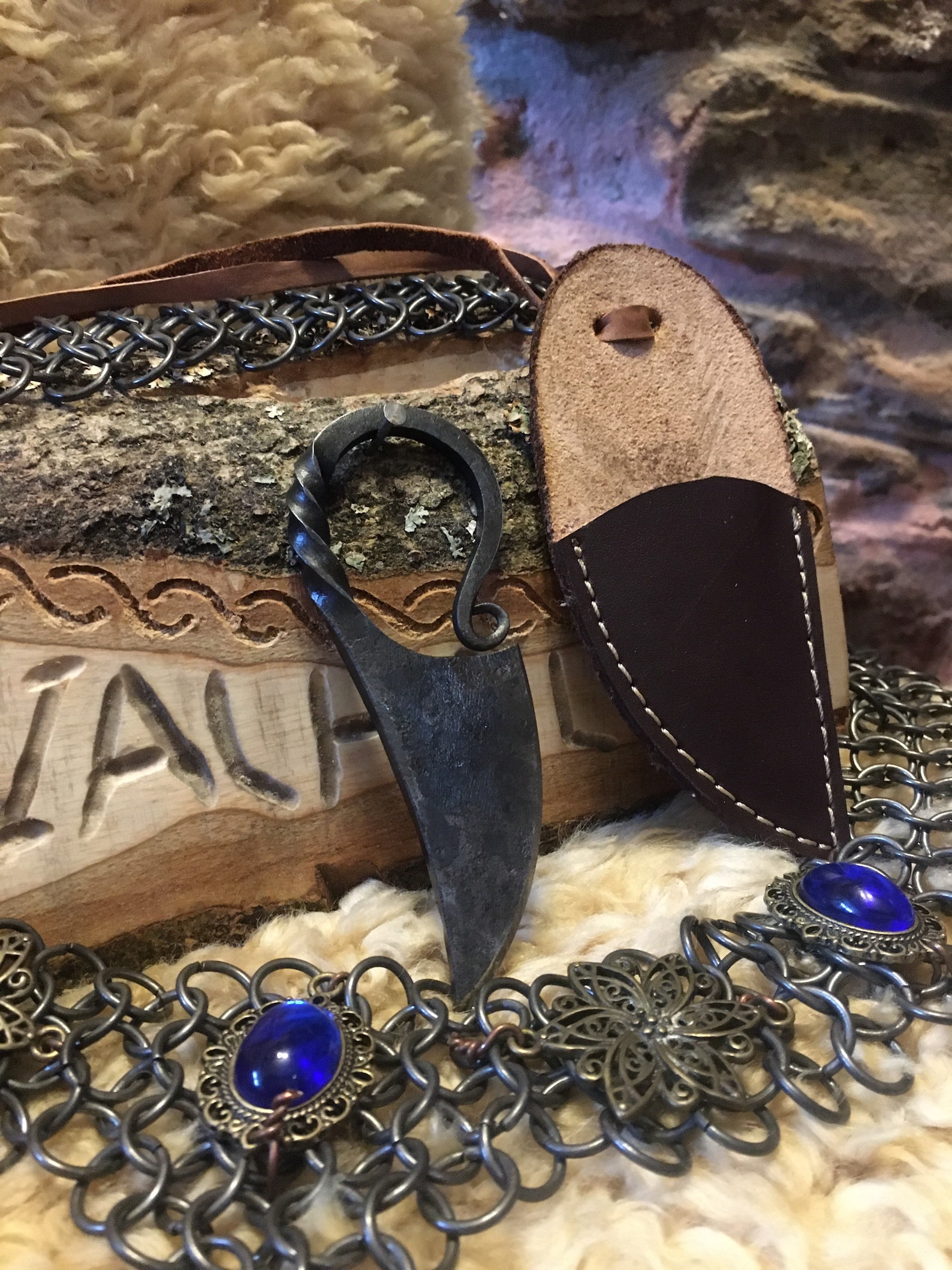 Dragons Tooth Neck Knife Foraging Tool - Etsy