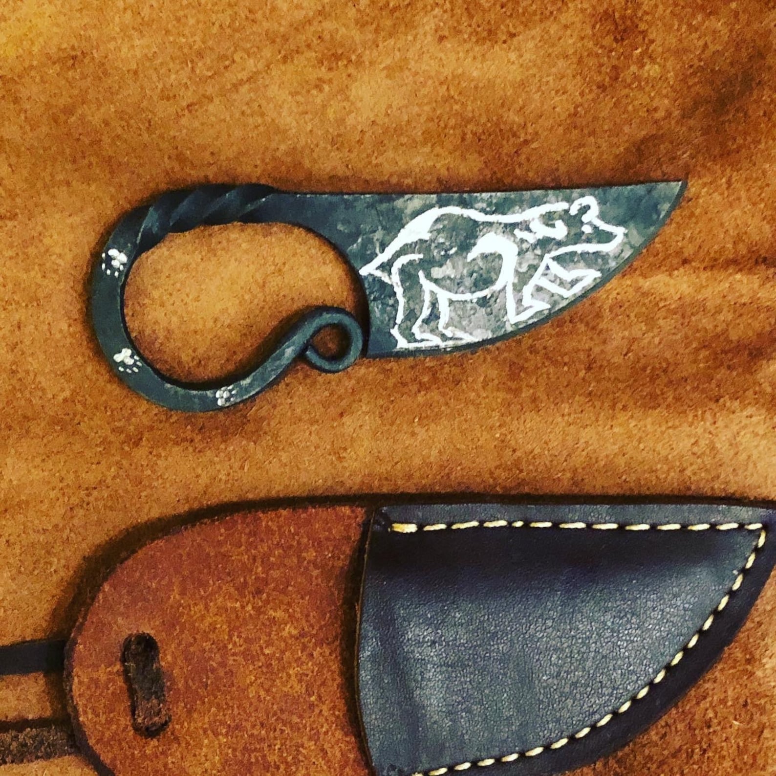 Dragons Tooth Neck Knife Foraging Tool - Etsy