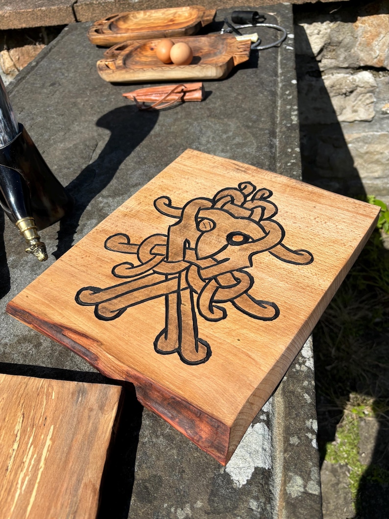 Viking Chopping Board or Medieval Serving Platter! - Etsy