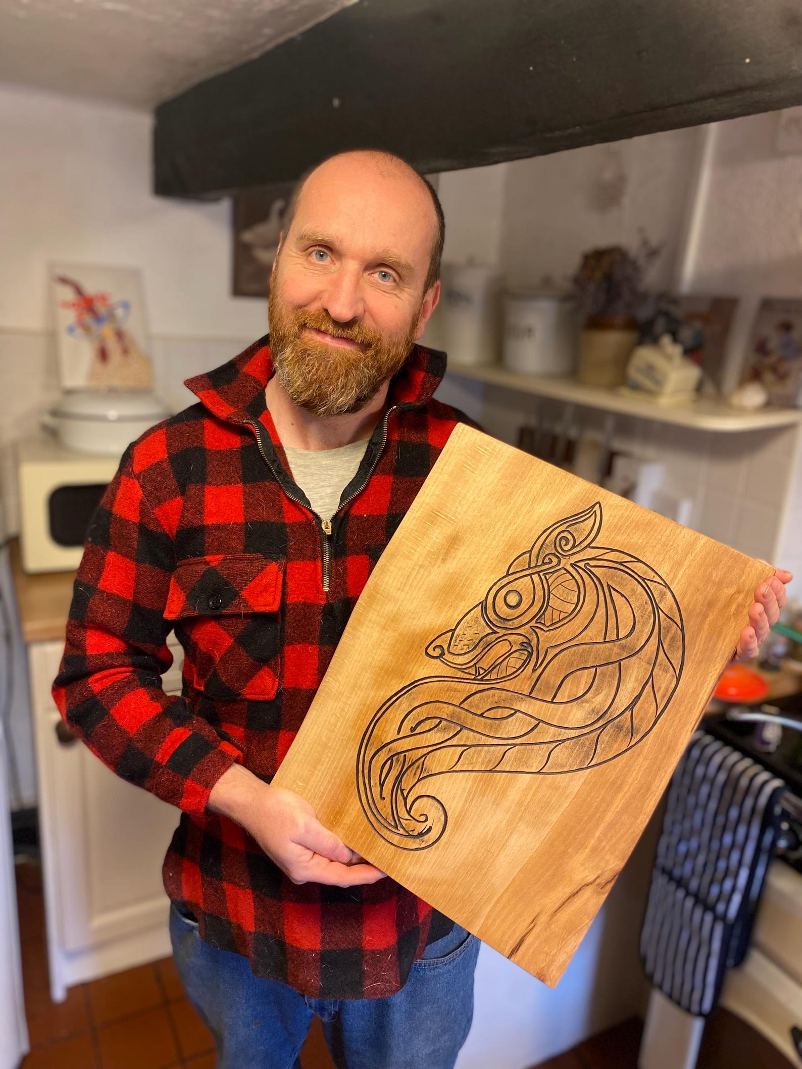 Viking Chopping Board or Medieval Serving Platter! - Etsy