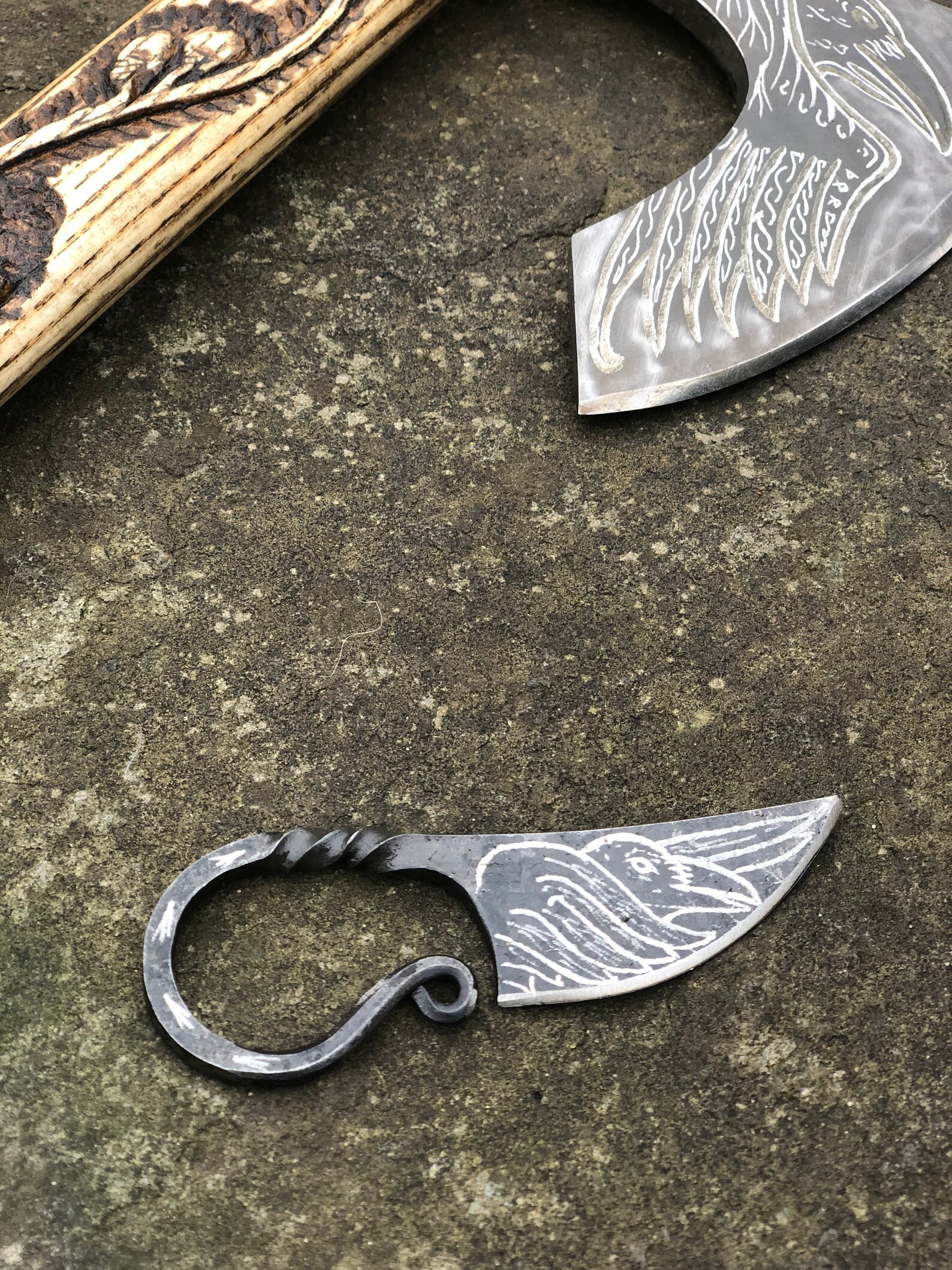 Dragons Tooth Neck Knife Foraging Tool - Etsy