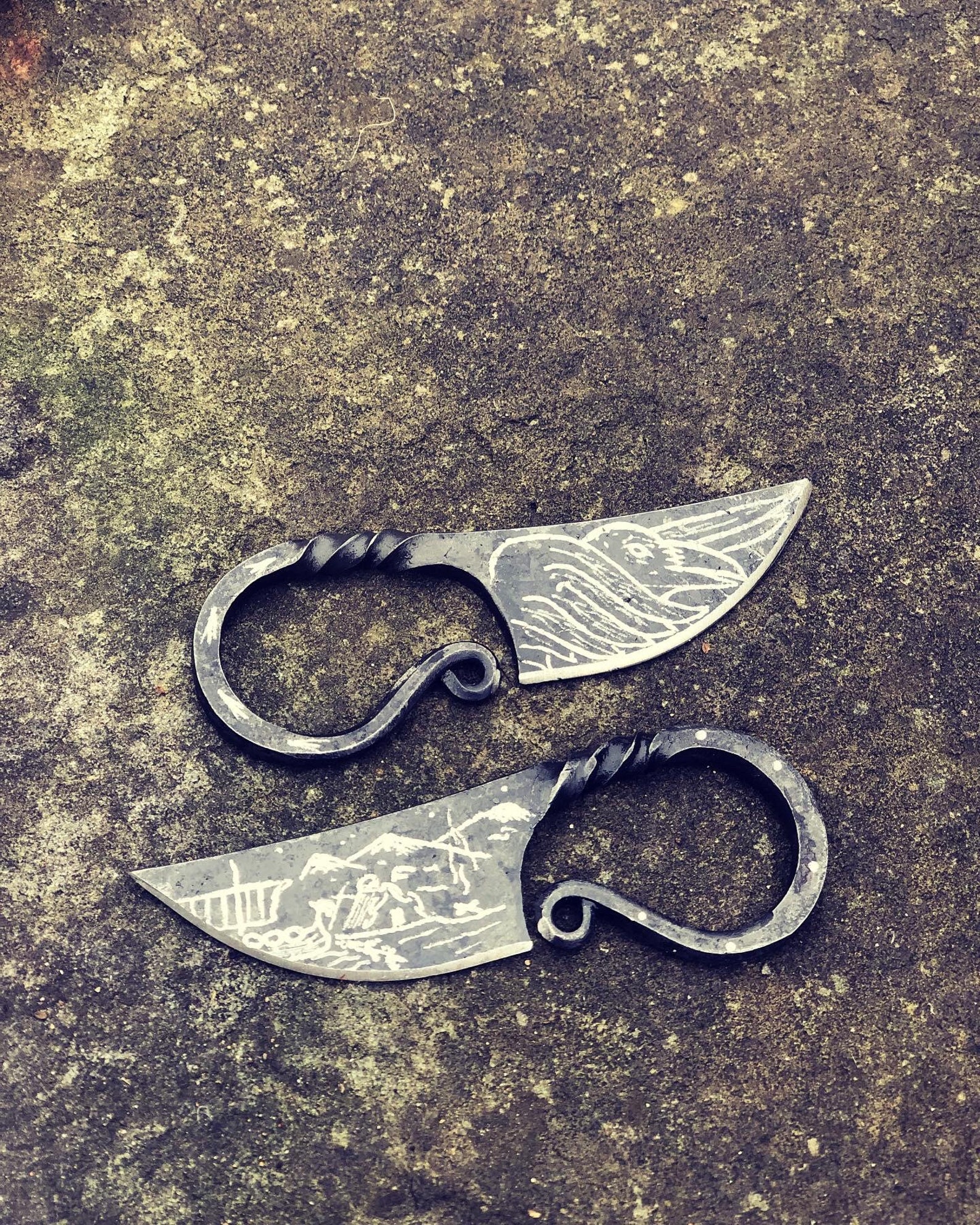 Dragons Tooth Neck Knife Foraging Tool - Etsy