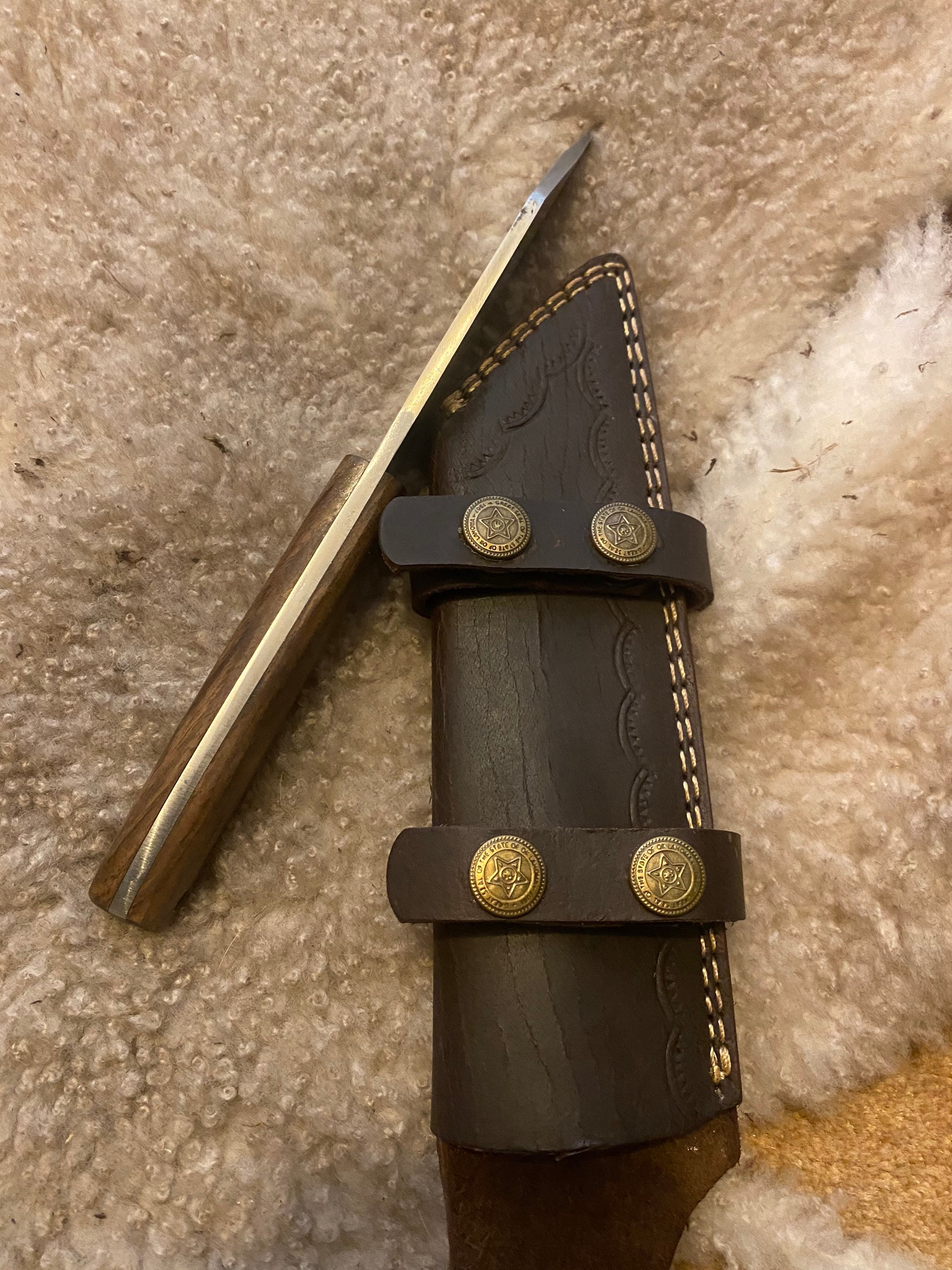 Modern Seax Camp Knife - Etsy