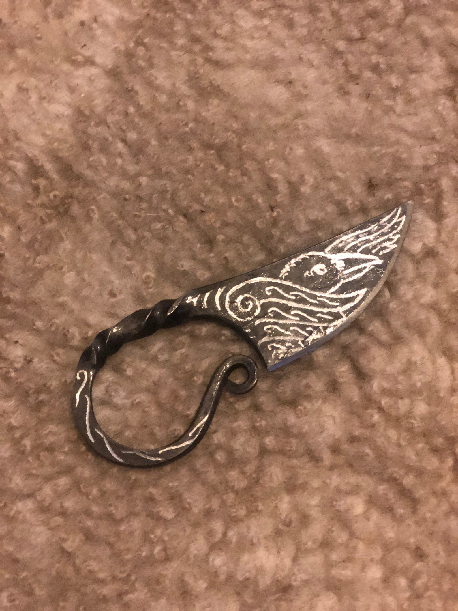 Dragons Tooth Neck Knife Foraging Tool - Etsy