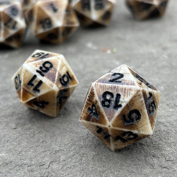 Bone Dice - Etsy