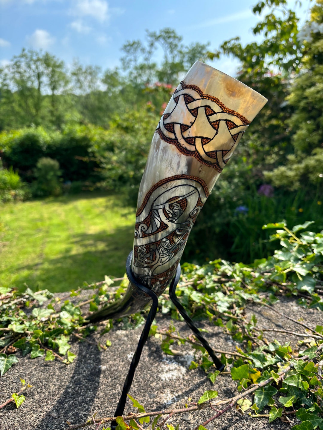 Viking Drinking Horn - Ragnarok - Etsy