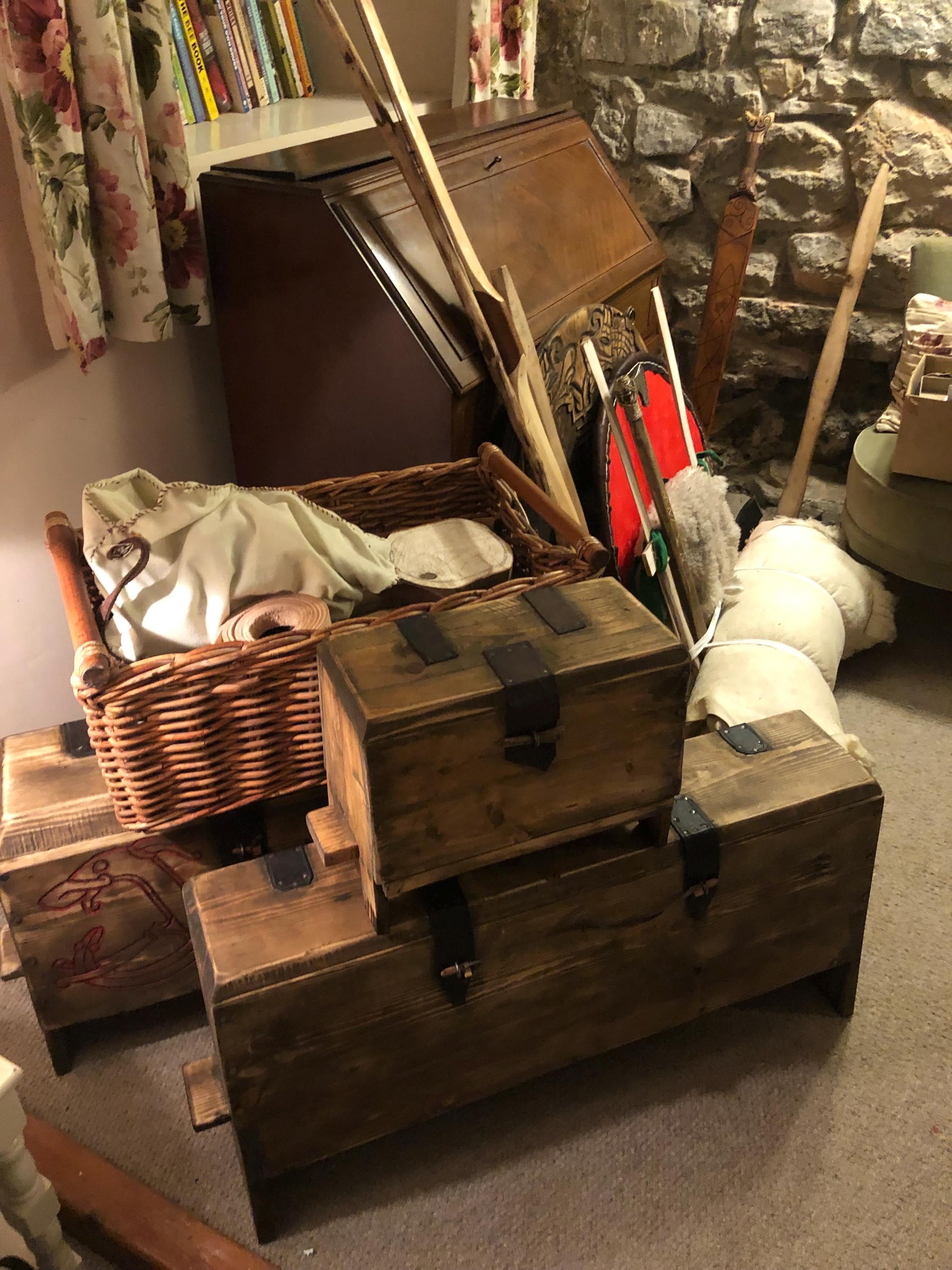 Viking Sea Chest - Oseberg 178 Style - Etsy