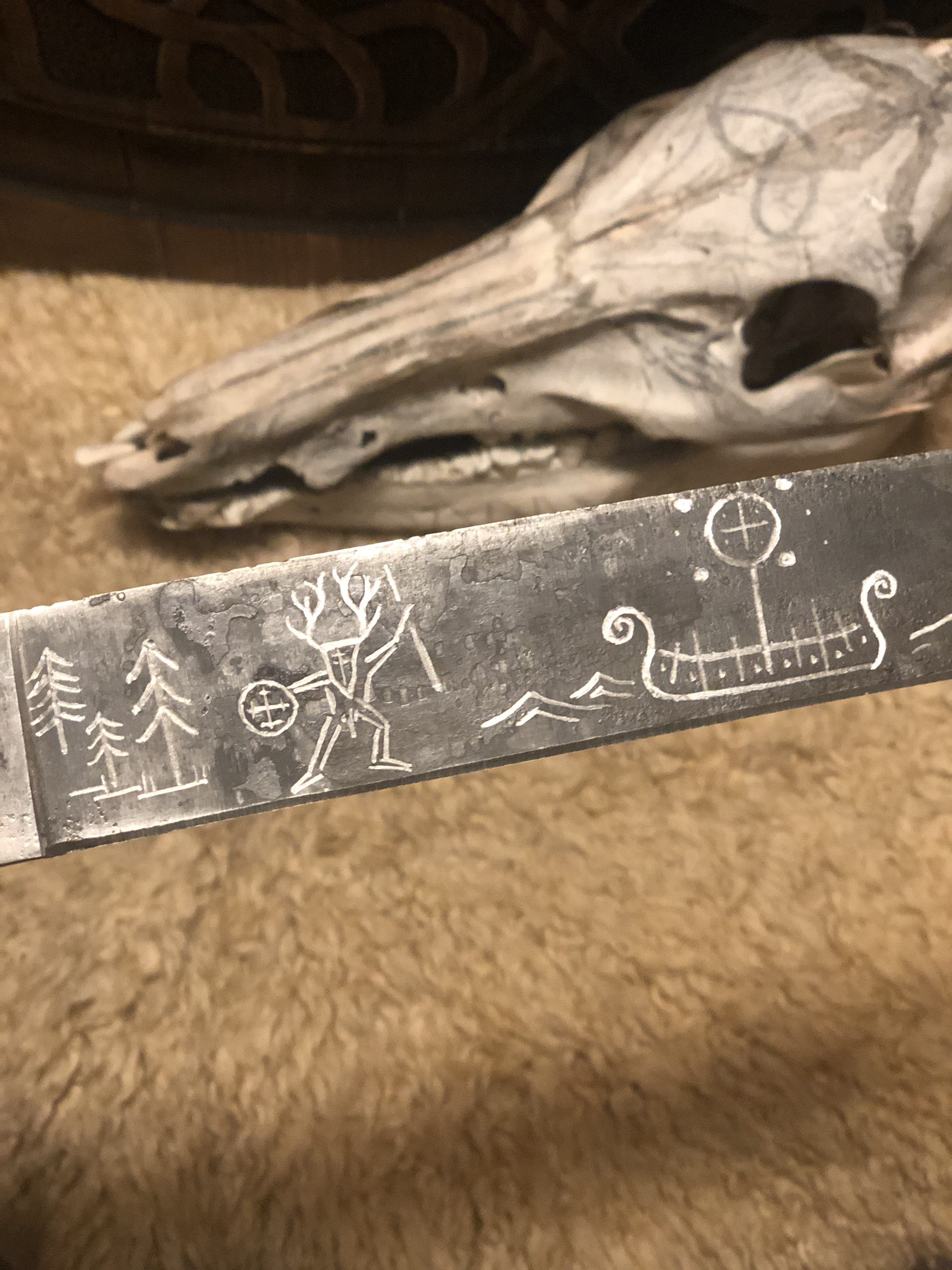 Viking Seax Sax Camp Knife - Etsy