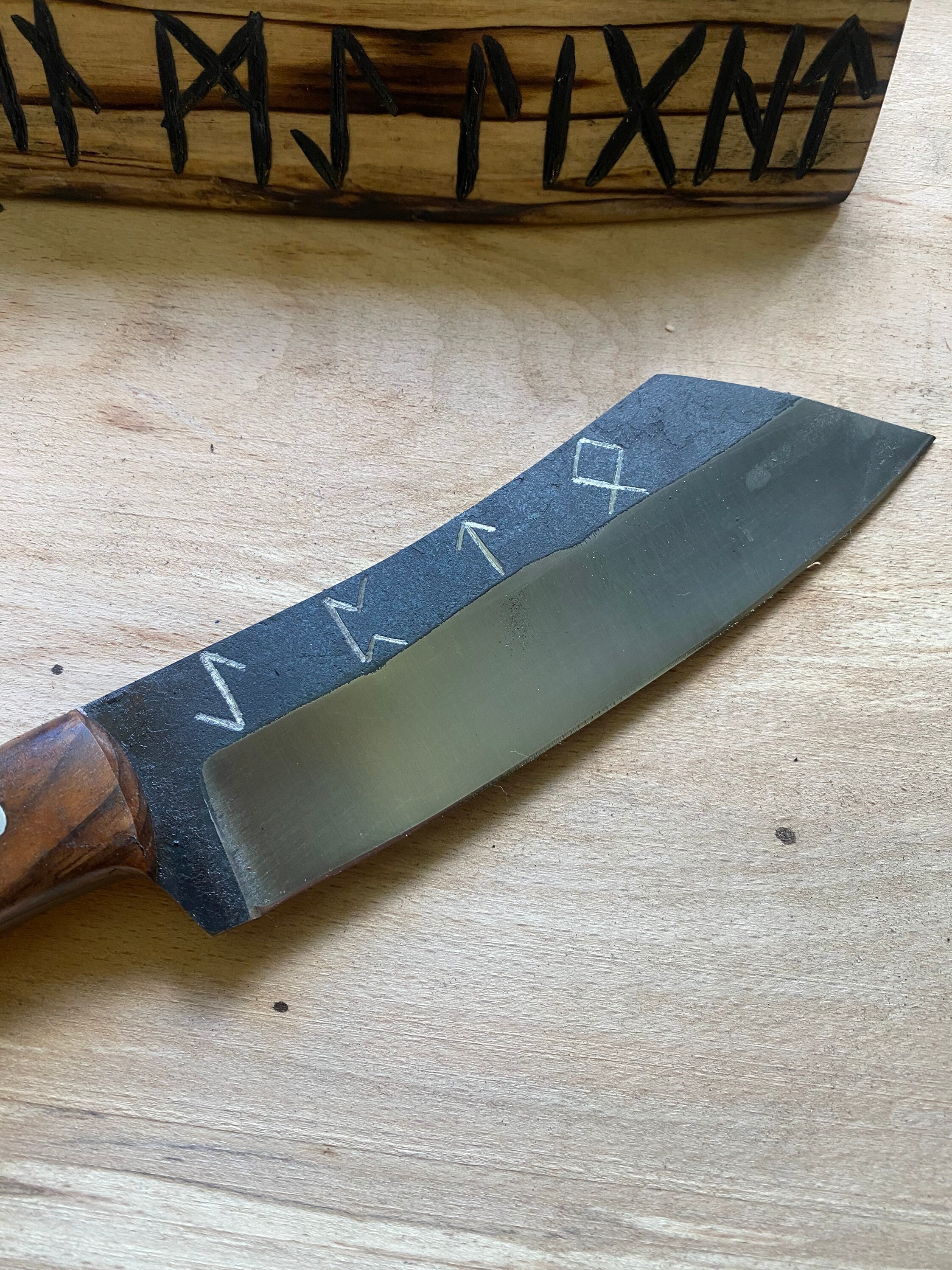 Serpents Breath Modern Seax Camp Knife - Etsy