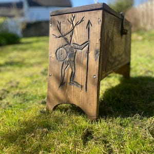 Viking Sea Chest - Oseberg 178 Style - Etsy