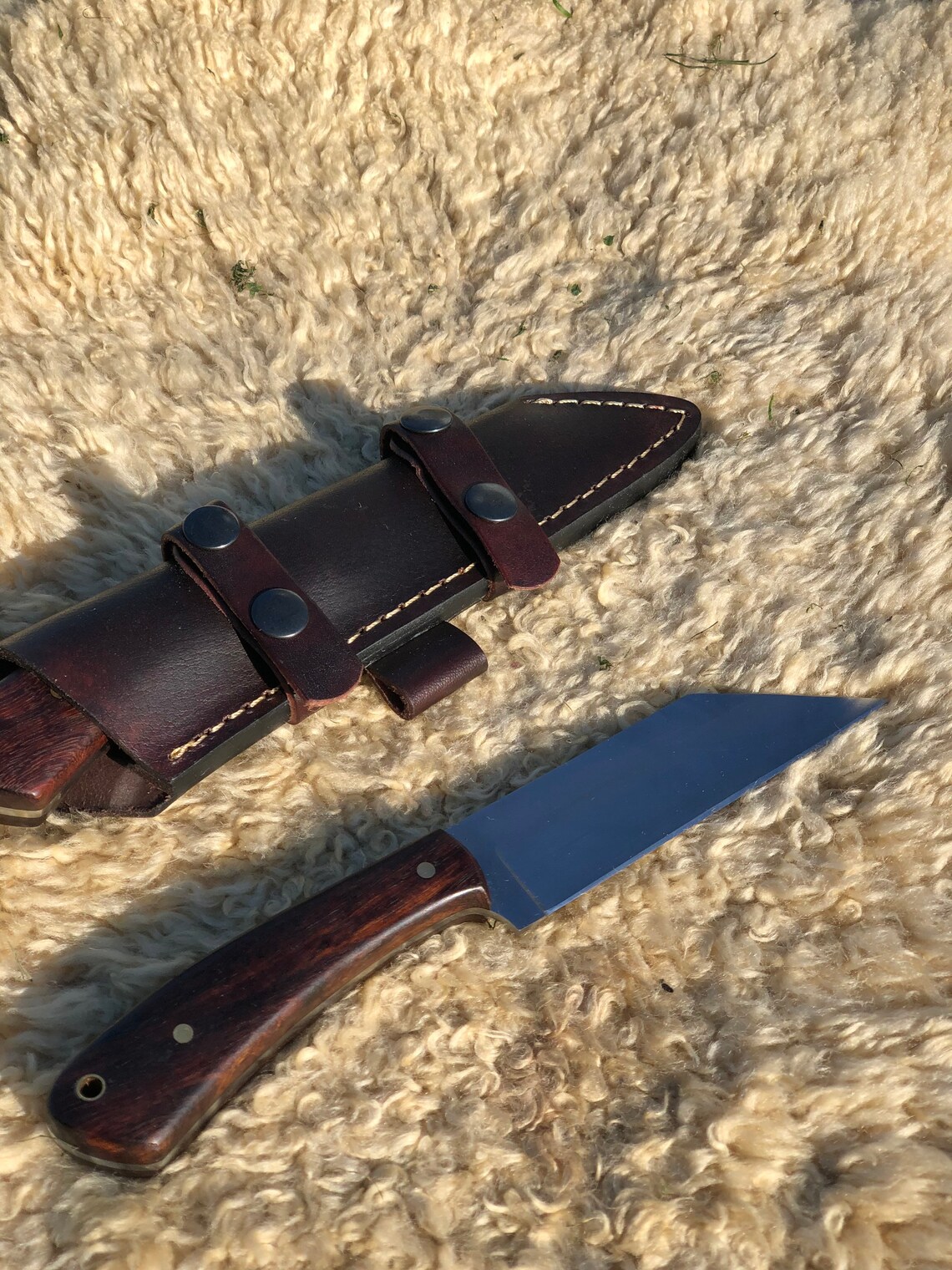 Modern Seax Camp Knife - Etsy