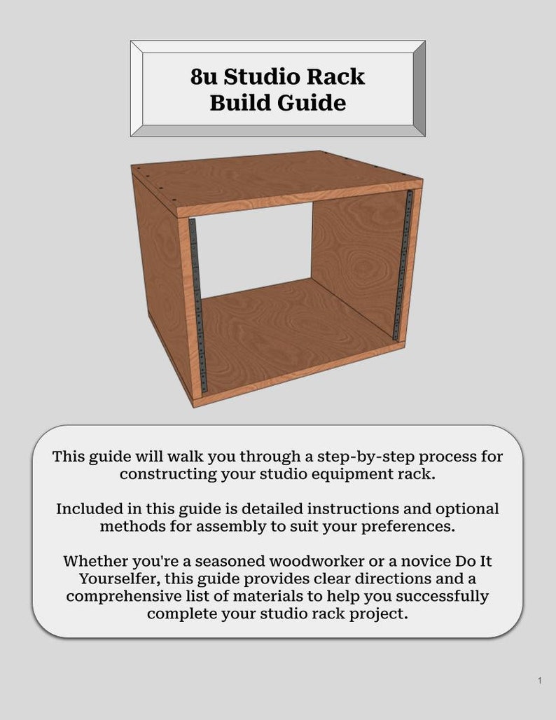 8u Studio Rack Build Guide - Etsy