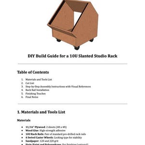 10U Slanted Rack DIY Build Guide - Etsy