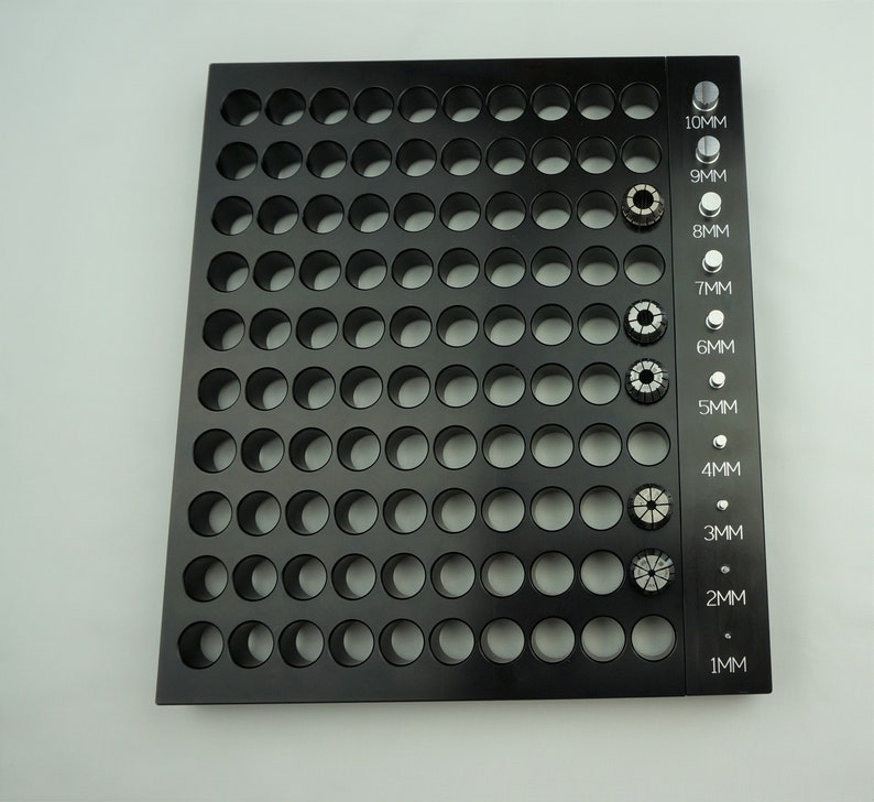 ER16 VM10UP Collet Rack With Sizing Post - Etsy