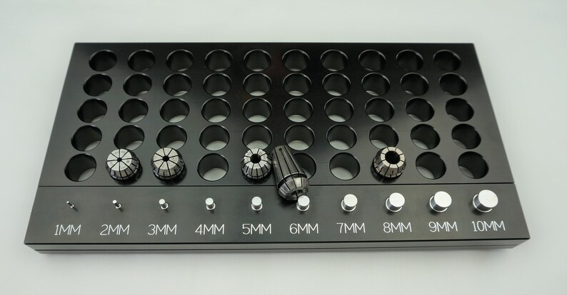 ER16 HM5UP Collet Rack With Sizing Post - Etsy