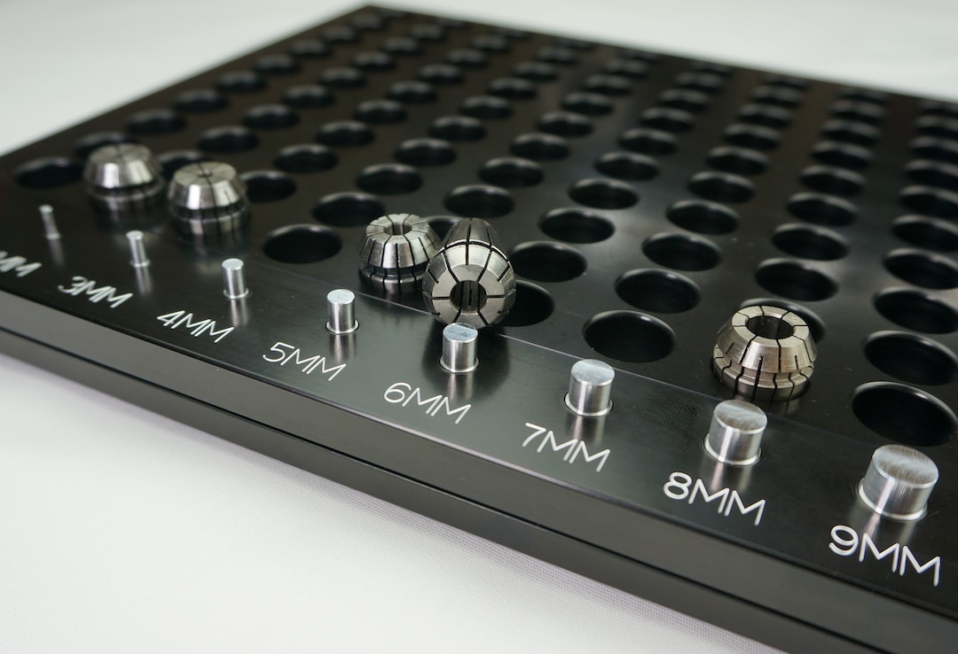 ER16 HM10UP Collet Rack With Sizing Post - Etsy