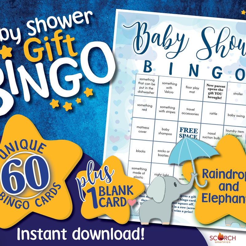White Elephant Bingo - Etsy