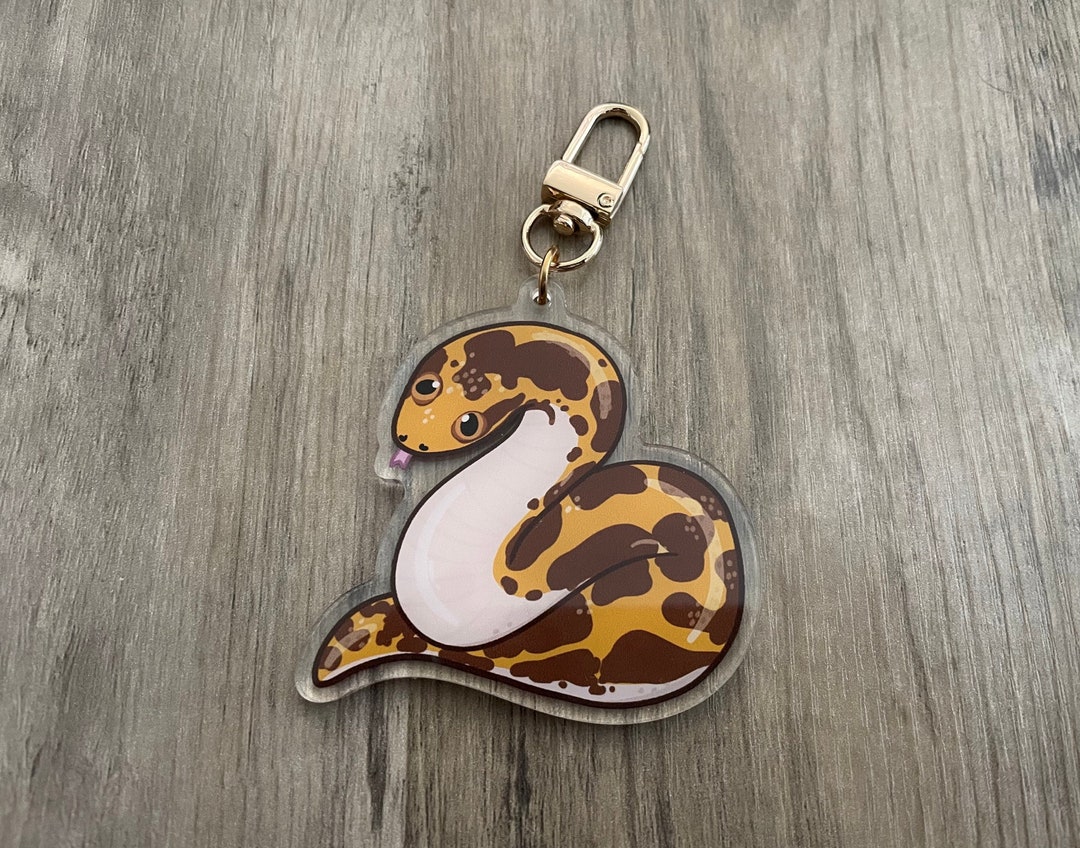Kenyan Sand Boa Reptile/snake Double Sided Acrylic Keychain - Etsy