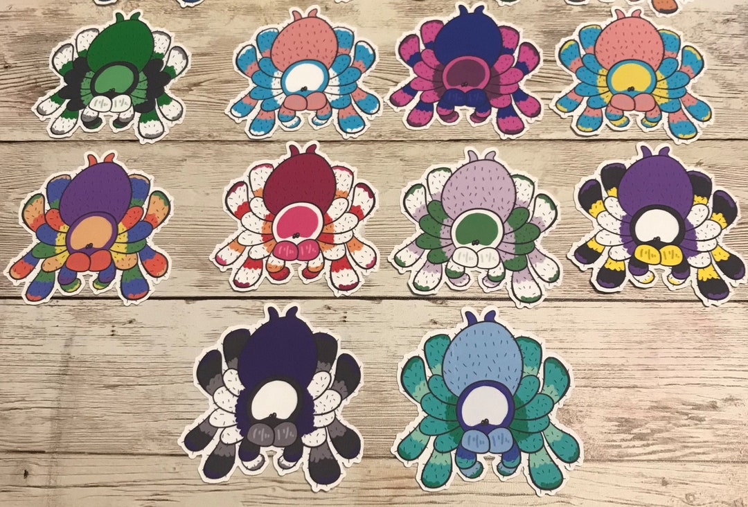 Pride Tarantula Sticker - Laminated Sticker - Etsy