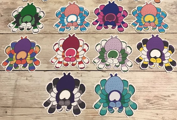 Pride Tarantula Sticker Laminated Sticker | Etsy