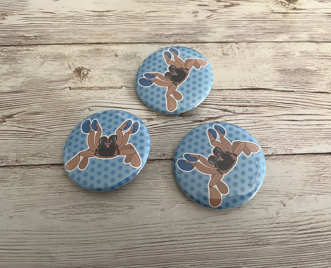 Threat Pose OBT Buttons - Orange Bitey Thing - Orange Baboon Tarantula ...