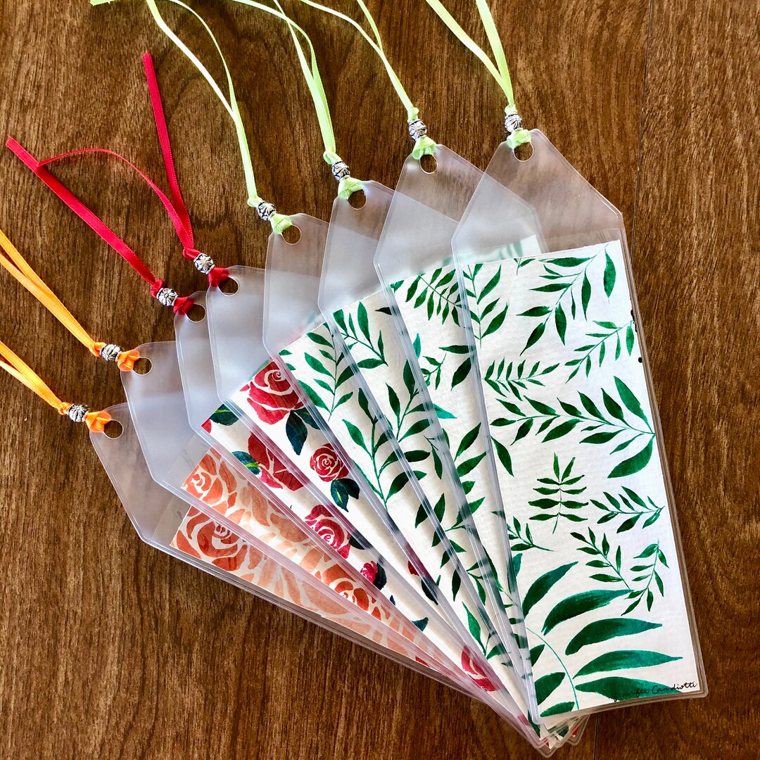 Botanical Bookmarks - Etsy