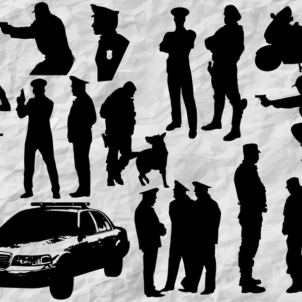 Police Svg - Etsy