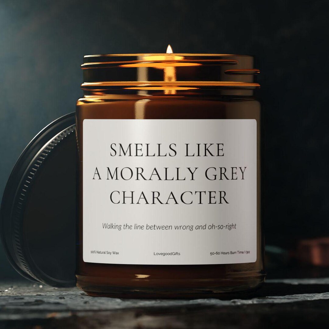 Smells Like a Morally Grey Character Candle | Fantasy-inspired Soy ...