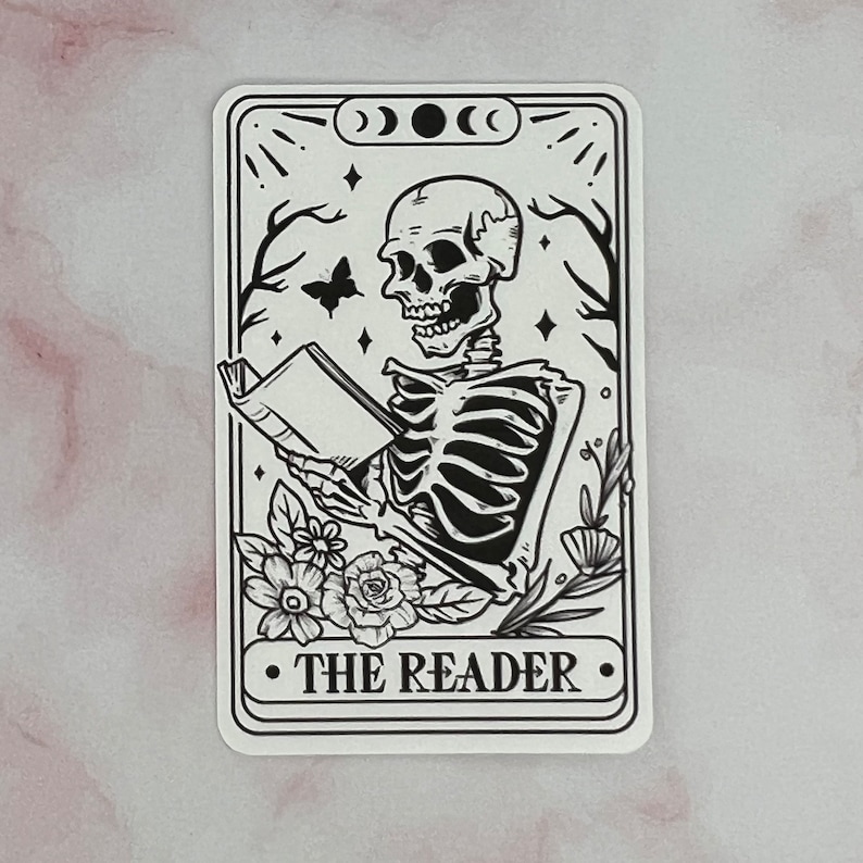 The Reader Tarot Style Sticker - Etsy