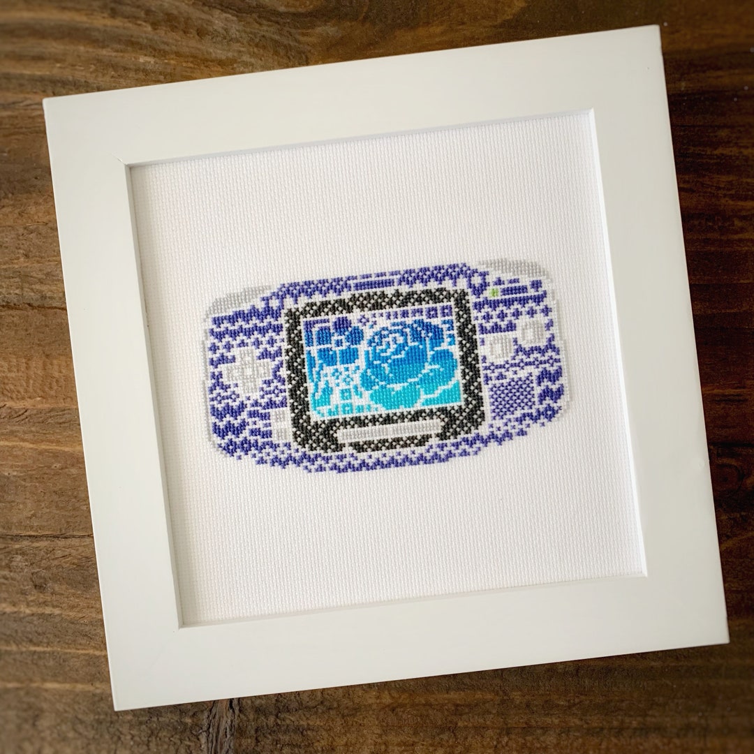 Retro Nordic Handheld Game Controller Device Cross Stitch Chart PDF ...