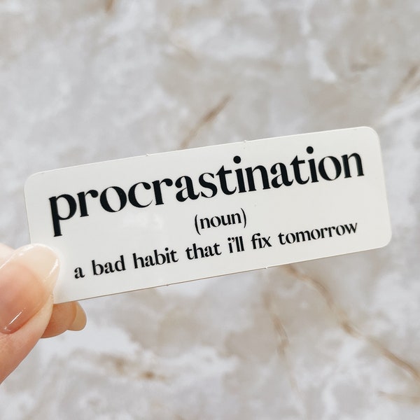 Procrastination - Etsy