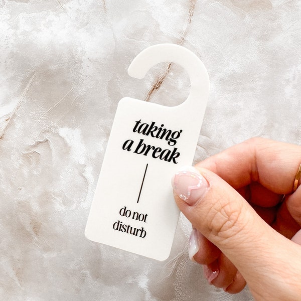 On a Break Sign - Etsy