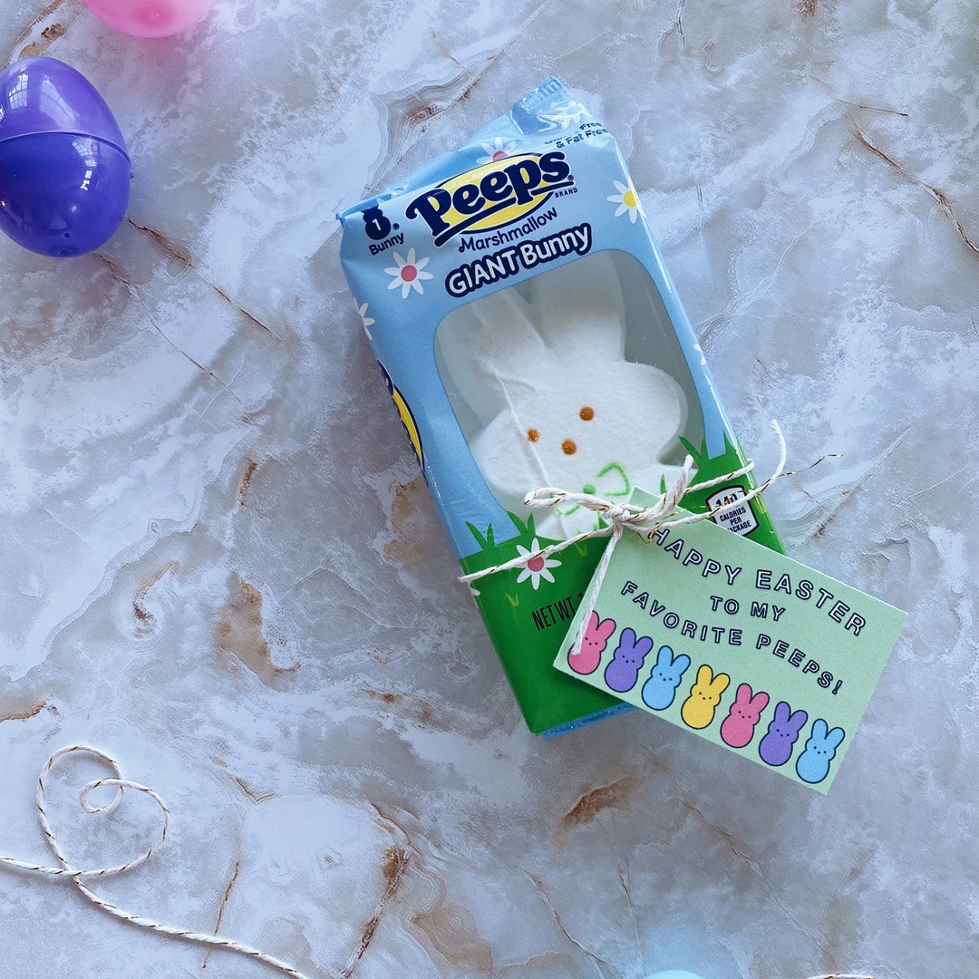 Happy Easter to My Favorite Peeps Marshmallow Treat Printable Instant ...