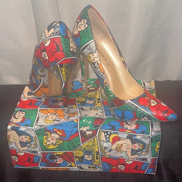 Comic Heels - Etsy