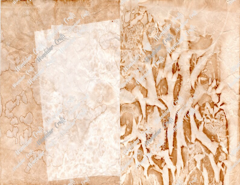 TEA Stained Digital Background Papers 15 Different - Etsy