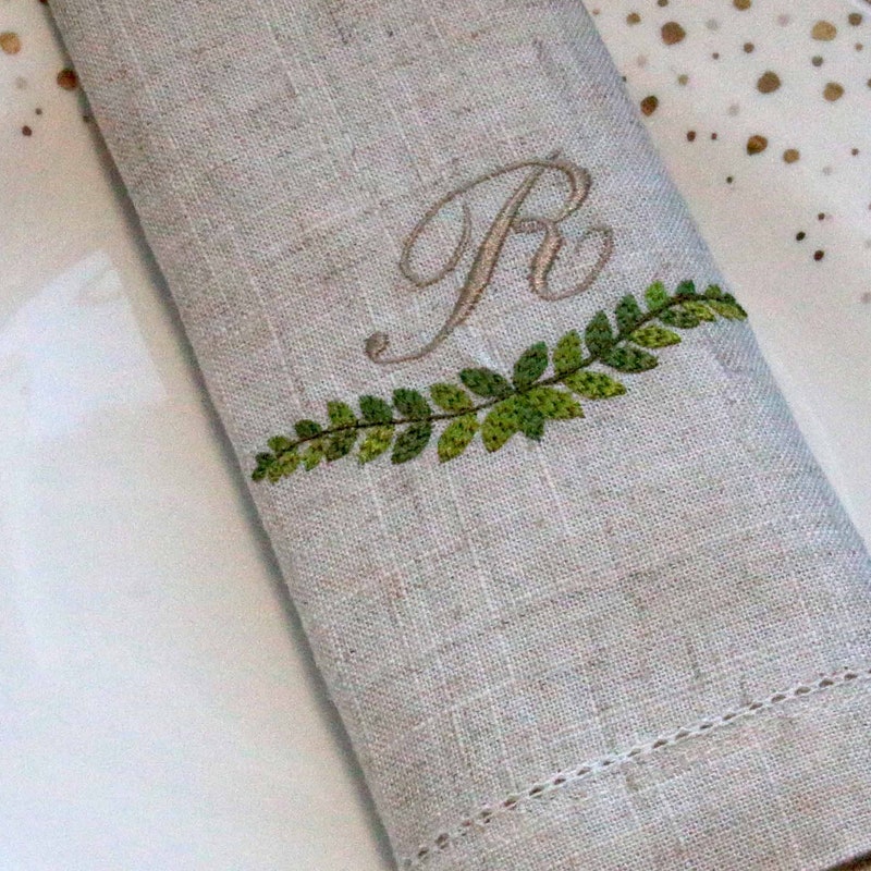 Monogram Napkins - Etsy