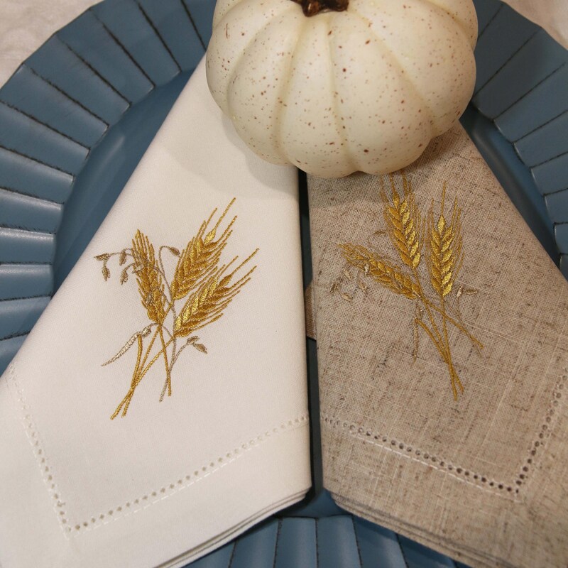 Wheat Embroidery - Etsy