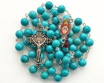 Children's Our Lady of Guadalupe Colorful Rosary Starter - Etsy