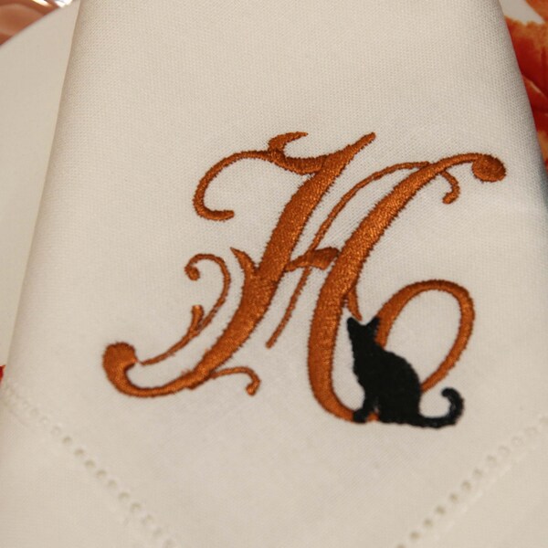 Cat Monogram - Etsy