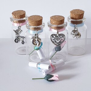 Mothers Day Message in a Bottle, Any Personalised Message Printed, Gift ...