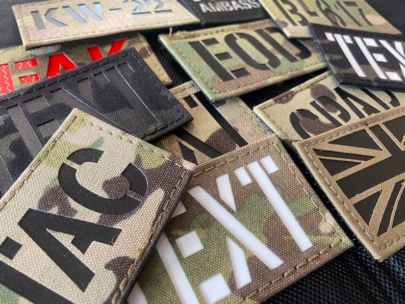 Custom Laser Cut Patch Name Patches Custom Callsign Patches Morale Patches Made in the UK - Etsy