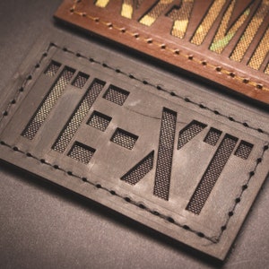 Custom Leather Patch | Name Patches | Custom Callsign Patches | Morale Patches | Made in the UK ...