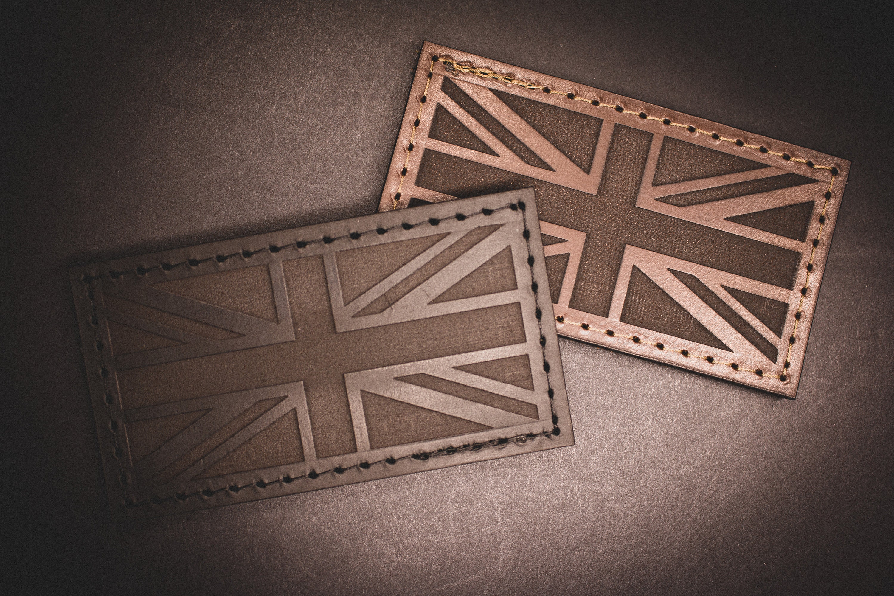 Leather Union Jack Flag Patch V2 - Etsy