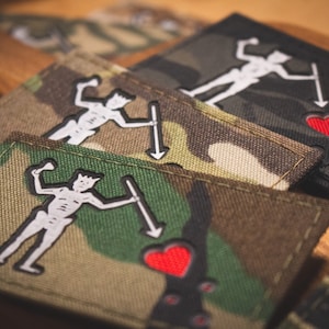 Blackbeard Pirate Flag Patch - Blackbeard Flag Morale Patch - Edward Teach Patch - Etsy