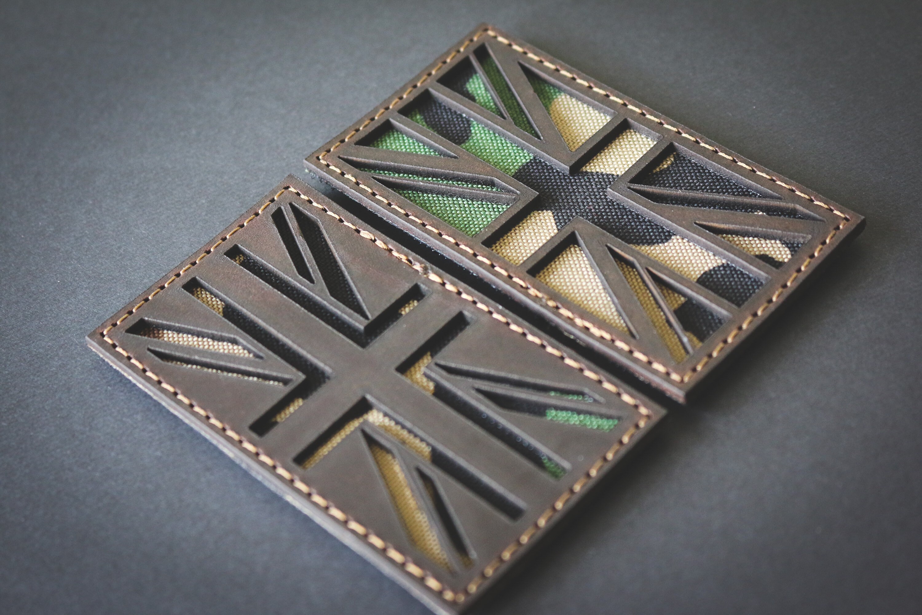 Leather UK Flag Patches | Hybrid Camo Insert, Set of 2 - Etsy UK