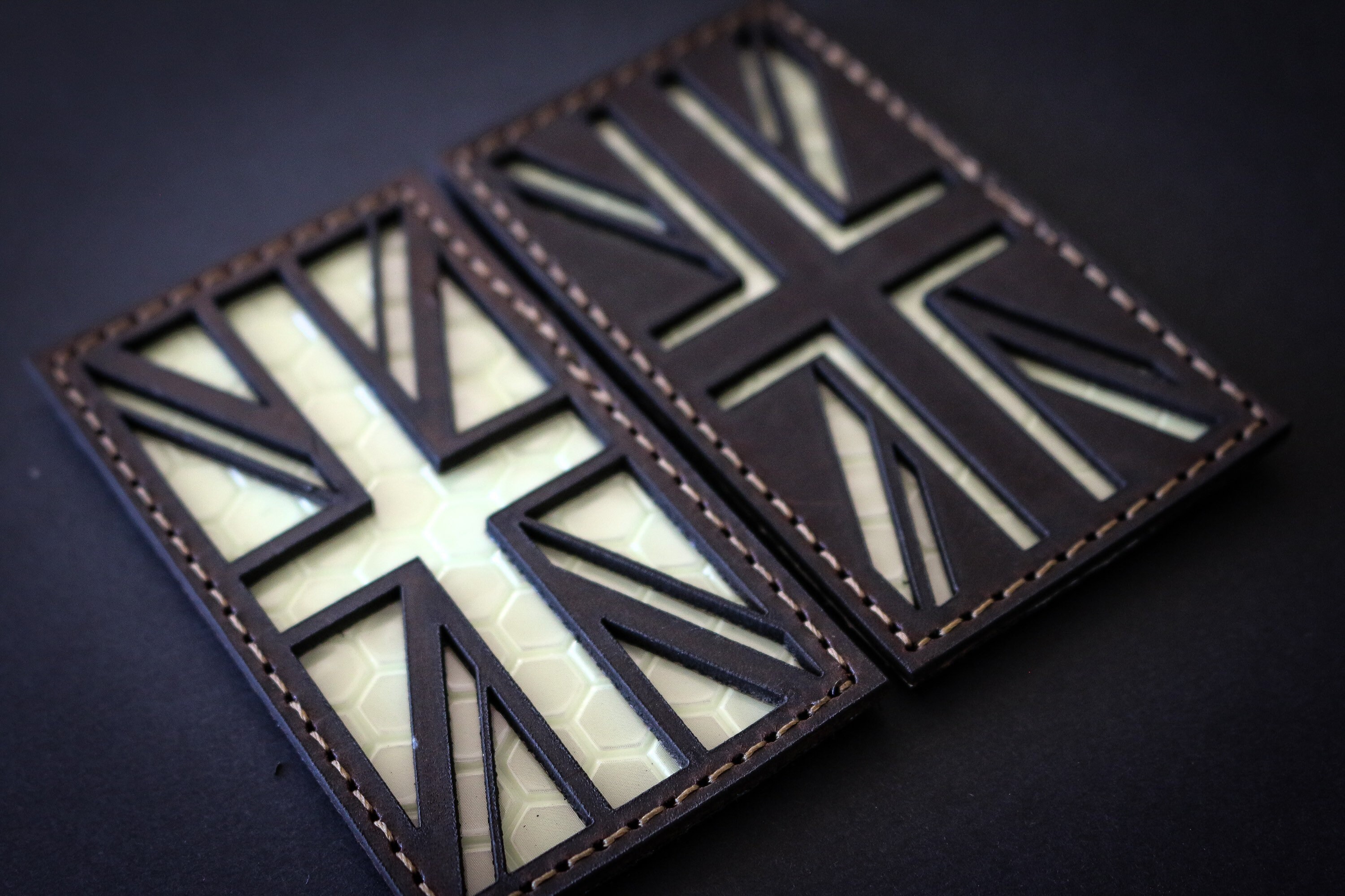 UK Leather Patches UK Flag Patches Custom Logo Patches - Etsy UK