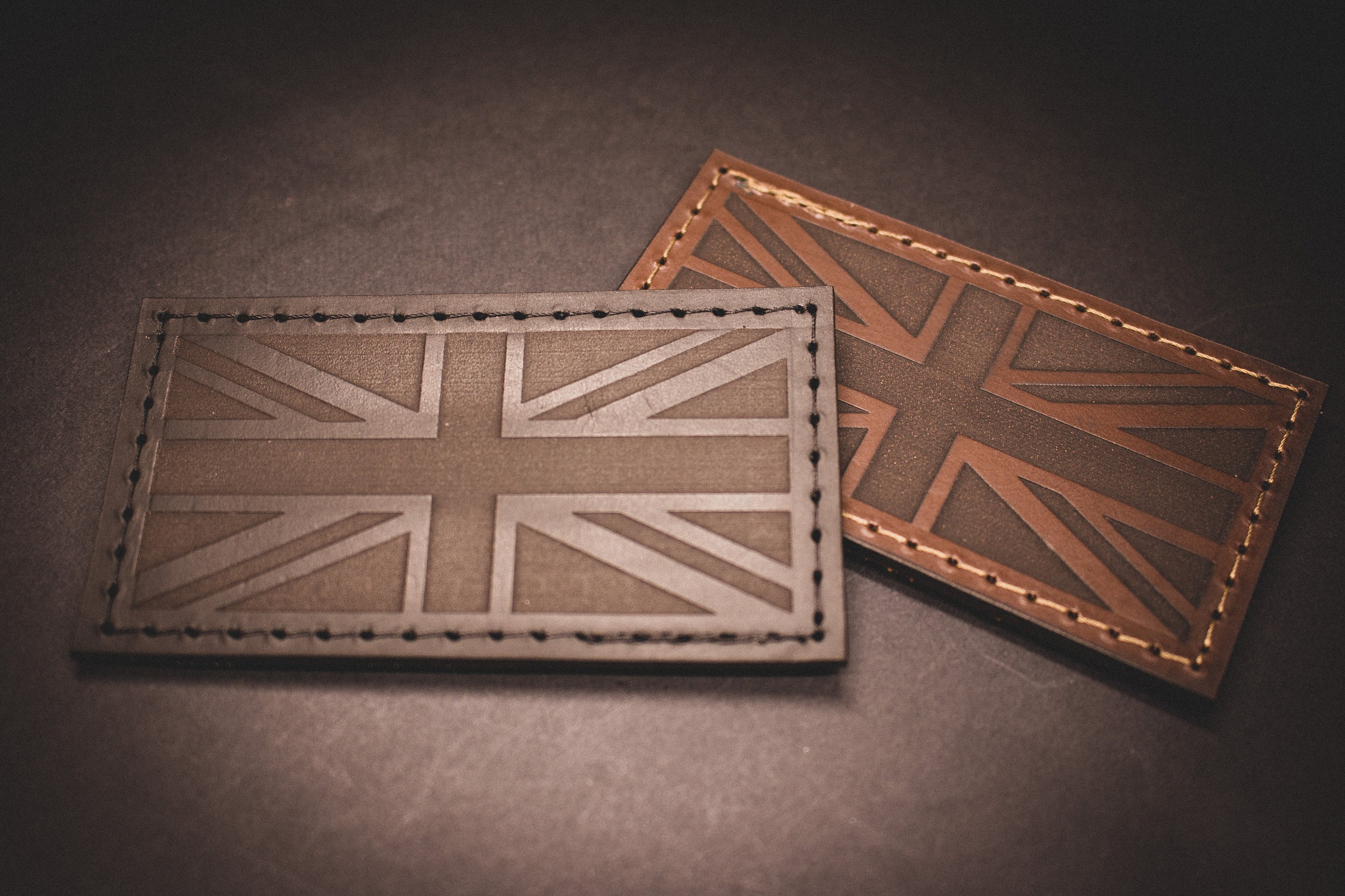 Leather Union Jack Flag Patch V2 - Etsy