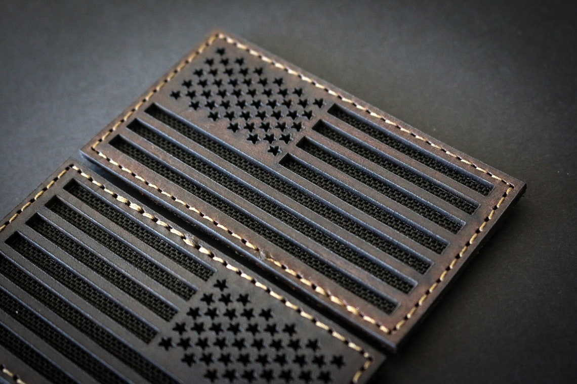 USA Leather Patches | Leather Flag Patches | Custom Logo Patches | Logo ...