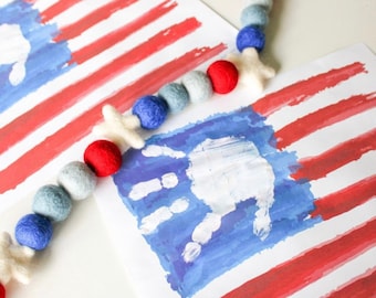 Flag Handprint Craft, Flag Poem, 4th of July Independence Day, American ...
